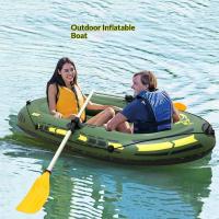 China Outdoor Eco-friendly PVC Inflatable Kayak Boat for Two People Fishing Lake Touring & Rafting for sale