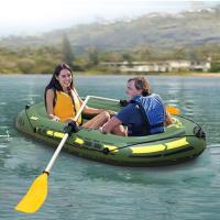 China Outdoor Eco-friendly PVC Inflatable Kayak Boat for Two People Fishing Lake Touring & Rafting for sale