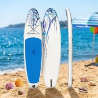 China sup Cross-border Ready-to-Ship PVC Inflatable SUP Paddleboard-Portable Stand-Up Paddleboard for Water Yoga Paddling for sale