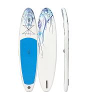 China sup Cross-border Ready-to-Ship PVC Inflatable SUP Paddleboard-Portable Stand-Up Paddleboard for Water Yoga Paddling for sale