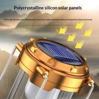 China Solar-powered Incandescent Lamp Outdoor Emergency Light Portable Camping Lantern Multi-functional Long-lasting Battery Life for sale