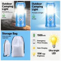 China Solar-powered Incandescent Lamp Outdoor Emergency Light Portable Camping Lantern Multi-functional Long-lasting Battery Life for sale