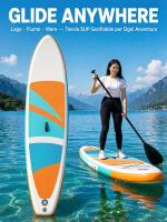 China Factory Supply Foldable Inflatable PVC Stand-Up Paddleboard (SUP) for Adult Surfing & Kayaking for sale