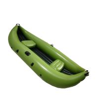 China Eco-friendly Environmental protection Thickened PVC Inflatable Boat Portable Fishing Boat Foldable Rubber Kayak Canoe Capacity for sale