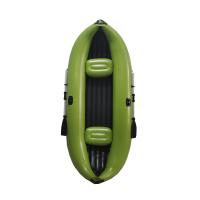 China Eco-friendly Environmental protection Thickened PVC Inflatable Boat Portable Fishing Boat Foldable Rubber Kayak Canoe Capacity for sale