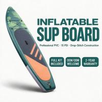 China Foldable Inflatable PVC Stand-Up Paddleboard Adult SUP Board for Surfing Kayaking Lake River Ocean for sale