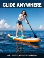 China Inflatable PVC Stand-Up Paddleboard Foldable Adult SUP 15 PSI Drop Stitch Surfing Kayaking for sale
