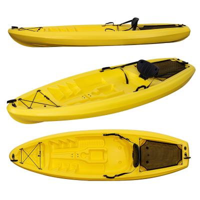 China Cross-border HDPE Plastic Adult Fishing Kayak Blow Molded Hard Boat Under 2.9m Length for sale