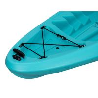 China Cross-border HDPE Plastic Adult Fishing Kayak Blow Molded Hard Boat Under 2.9m Length for sale