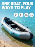 China Spot Exclusive Inflatable Canoes, Sunshades, Two Person Boat Sets, Double Person Canoes, Kayaks, Rubber Boats, Inflatable Boats for sale