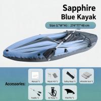 China Spot Single Kayak Inflatable Boat Wear-resistant Assault Boat Double Fishing Boat Thick Rubber Boat Folding Canoe Drifting for sale