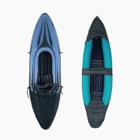 China Spot Single Kayak Inflatable Boat Wear-resistant Assault Boat Double Fishing Boat Thick Rubber Boat Folding Canoe Drifting for sale