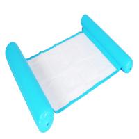 China Factory-direct In-stock PVC Inflatable Water Float Lounge Chair Swimming Hammock Floating Mat for sale