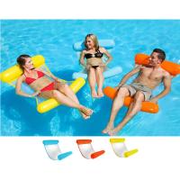 China Factory-direct In-stock PVC Inflatable Water Float Lounge Chair Swimming Hammock Floating Mat for sale