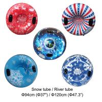 China Stock Cross-Border Environmental Protection PVC Inflatable Snow Tube Towable Water Sports Swimming Ring for Adult Use China for sale