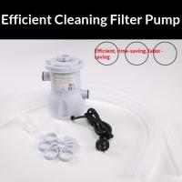 China Factory Supply US 110V Eu 220V Standard  PVC Material Filter Pump Swimming Pool 300-Gallon Household Outdoor Pool Cleaner Pump for sale