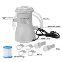 China In-stock Pool Filter Pump Multi-plug Compatibility for Above-ground Simple Frame Pools Filters Impurities Pool Water for sale
