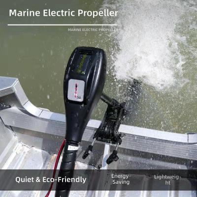 China Electric Outboard Trolling Motor Marine Propeller Engine Quiet Energy Saving Lightweight for sale