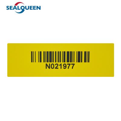 China One Time Use Tamper Evident Food Labels Anti Theft Warranty Sealing Sticker for sale