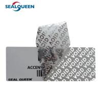 China Custom Logo Tamper Evident Label Void Warranty Security Seal Label for sale
