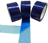 China Anti Theft Warranty Tamper Evident Packing Tape Self Sealing Security Open Void for sale