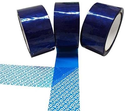 China Anti Theft Warranty Tamper Evident Packing Tape Self Sealing Security Open Void for sale