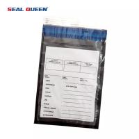 China Custom Design Tamper Proof Bag Security Evidence For Bank Deposit for sale