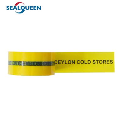 China Good Adhesive Void Open Security Tamper Evident Sealing Tape For Carton Box for sale