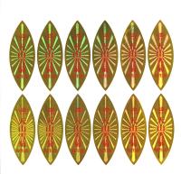 China Security Hologram Stickers / Adhesive Label Sticker With Logo Printing for sale