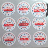 China Custom Destructible Vinyl Labels Security Eggshell Stickers Tamper Seal for sale