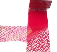 China Custom Tamper Evident Tape Tamper Proof Seal Stickers for Packaging for sale