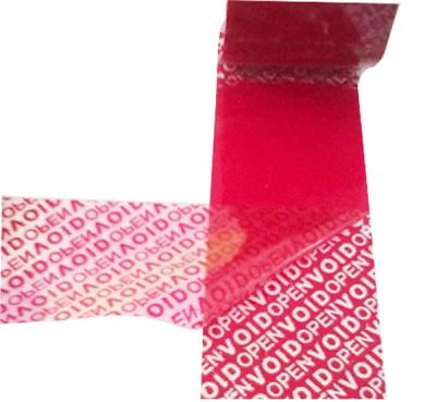 China Custom Tamper Evident Tape Tamper Proof Seal Stickers for Packaging for sale