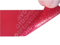 China PET Durable Tamper Evident Seal Stickers Void Open Security Label For Packing for sale