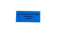 China Non Transfer Void Open Label Custom Serial Number Tamper Evident Label For Envelope for sale