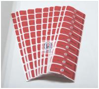 China Red Against Burglar Magnetic Security Labels With Anti - Magnet Impact for sale