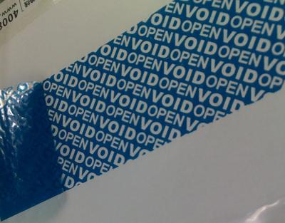 China Tamper Evident Tape Void Warranty Security Packaging Tape Custom Printed for sale