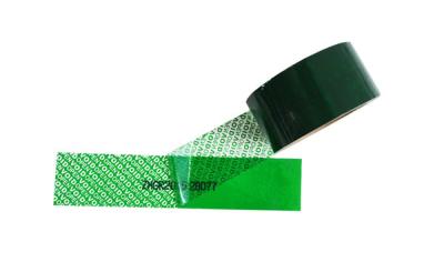China Digital Non- Reseable Security Seal Tape With Serial Number Multi Size for sale