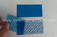 China Custom Logo Tamper Evident Label Self Adhesive Security Seal Label Sticker for sale