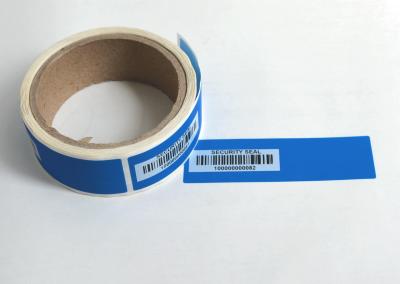 China Dark Object Non Residue Security Labels Barcode Easy Read Printing for sale