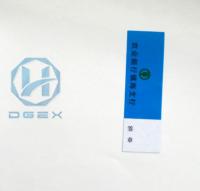 China Signature Bank Checking Non Residue Security Labels With White Writing Paper for sale