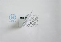 China Tamper Proof Seal Sticker Custom Logo Security Label Void Sticker Roll for sale