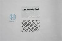 China Custom Logo Anti-Fake Tamper Evident Waterproof High Residue Security Seal Label for sale
