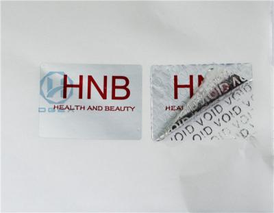 China One Time Use Custom Void Open Security Label PET Tamper Evident Label Sticker for sale