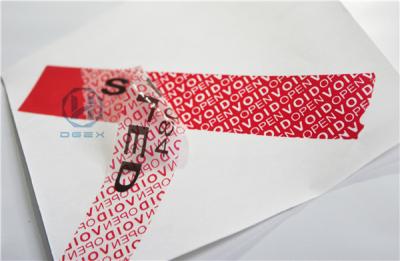 China Anti - Fake Sticker Tamper Evident Security Sticker Labels For Fast Food Packaging for sale