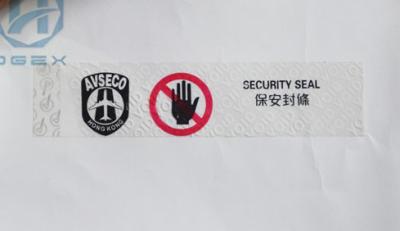 China Custom Hologram Security Labels / Anti Tamper Labels With PET Material for sale