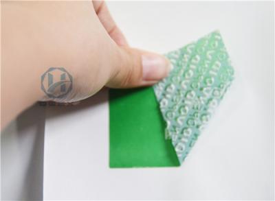 China Anti Theft Warranty Void Labels / Tamper Proof Seal Tape Removal Waste for sale