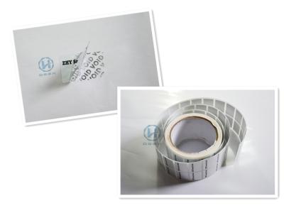 China Total Transfer Tamper Proof Security Labels For Effective Box Corner Sealing for sale