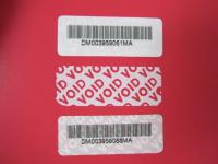China VOID OPEN Security Label High Residue Tamper Proof Security Evidence Label Sticker for sale