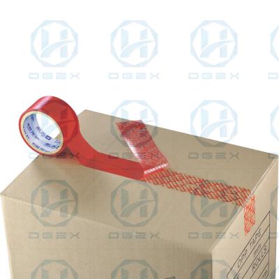 China Waterproof Void Open Security Tape Self Adhesive Tamper Evident Seal Tape for sale