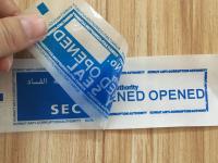 China Custom Printed Tamper Proof Security Labels Tamper Evident Void Labels for sale